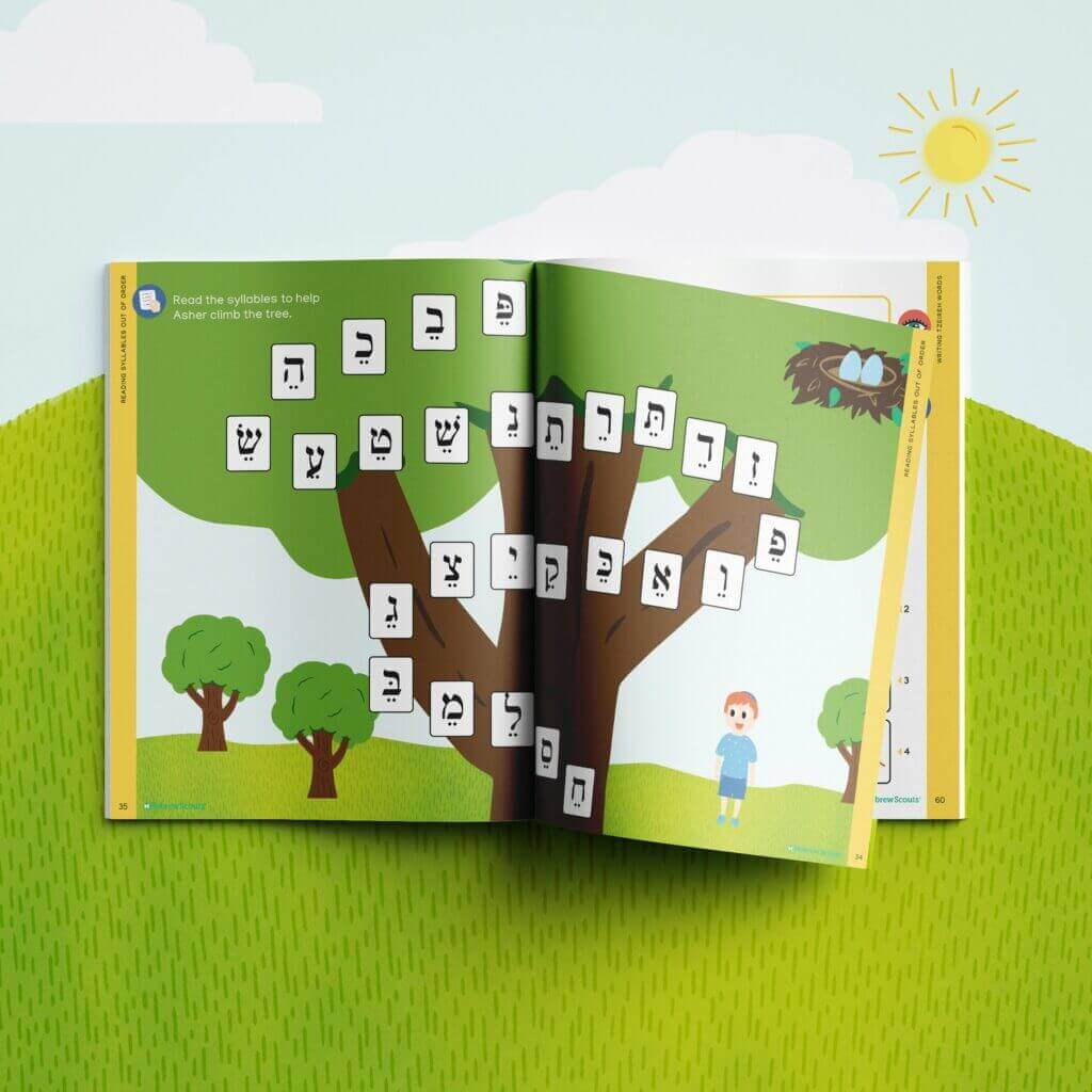 NikudQuest Unit 3 Tzeireh/ Yellow Kit | Hebrew Scouts